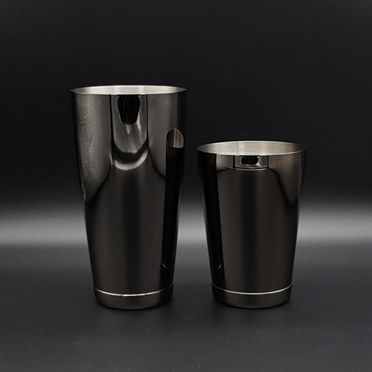 Weighted Toby Tin Cocktail Shaker Set - Black – Cocktail Corner Barware