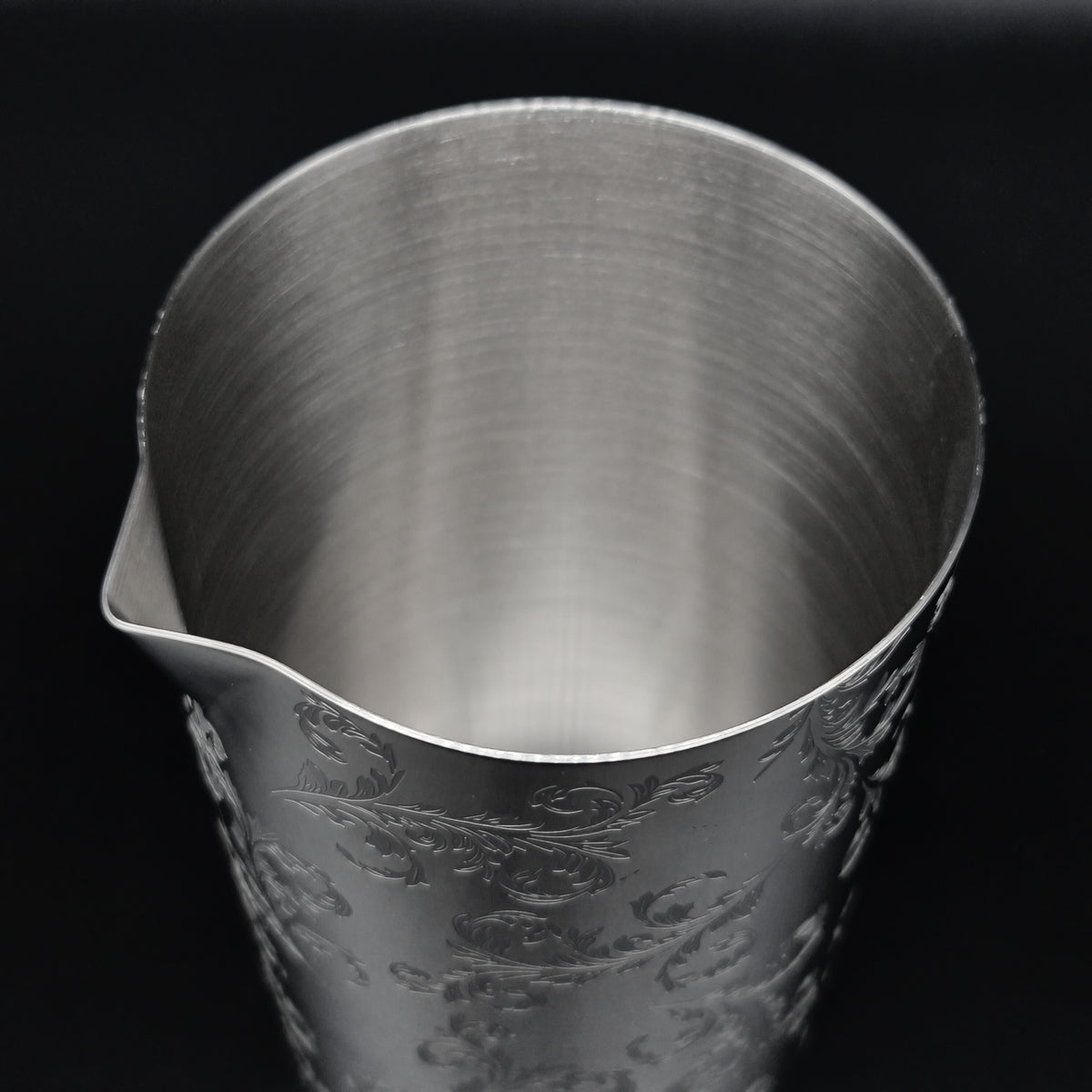 Stainless Paisley Mixing Tin with Etched Pattern – Cocktail Corner Barware